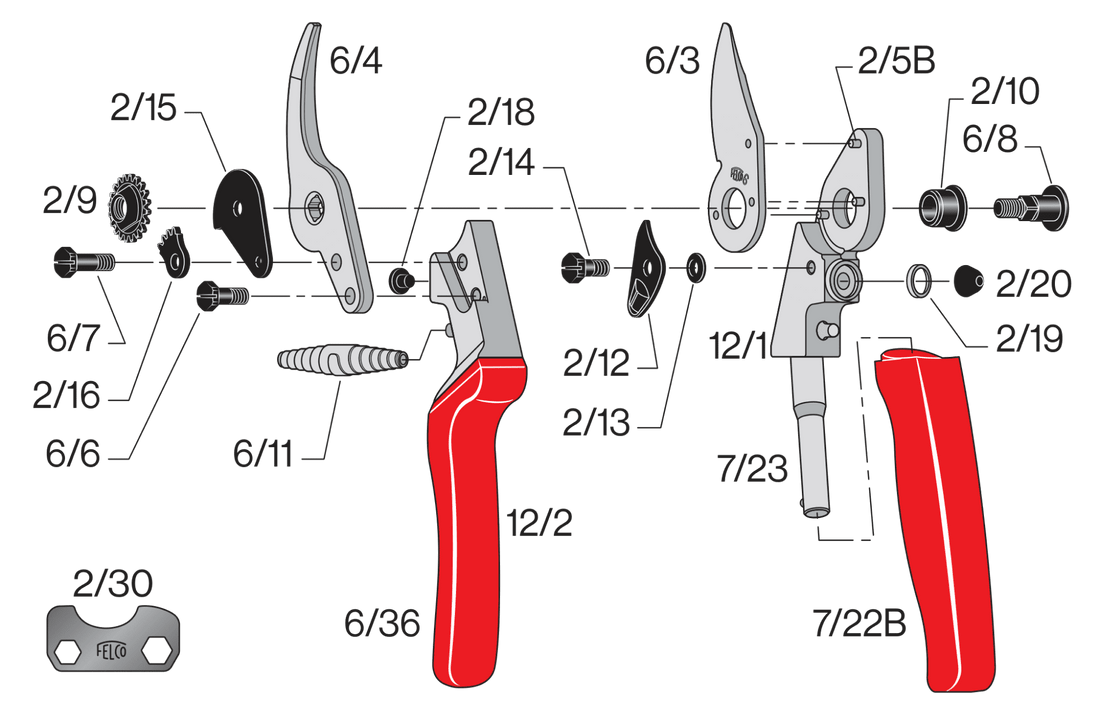 Spare parts for Felco 12 – FELCO North America
