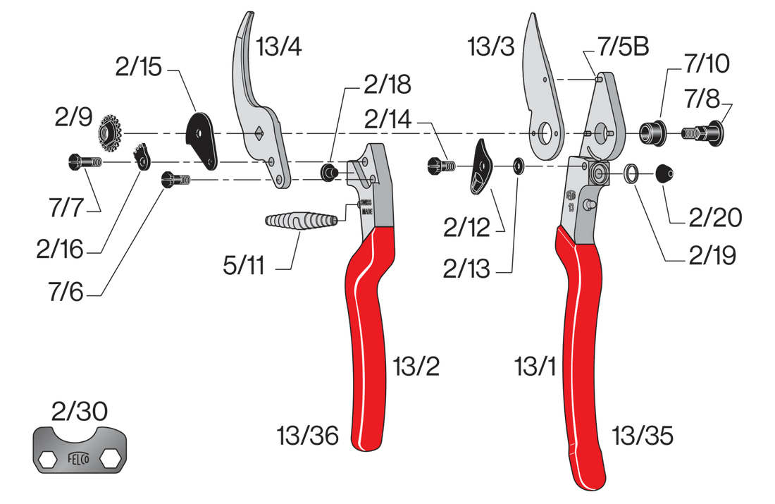 Spare parts for Felco 13 – FELCO North America