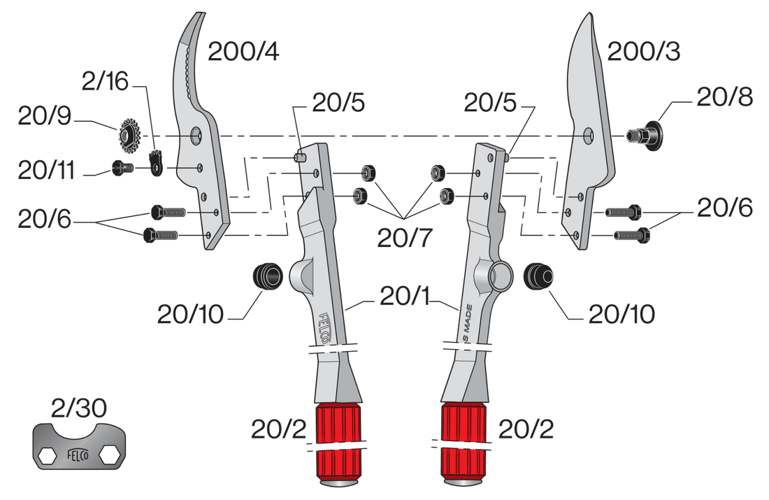 Spare parts for Felco 20 – FELCO North America