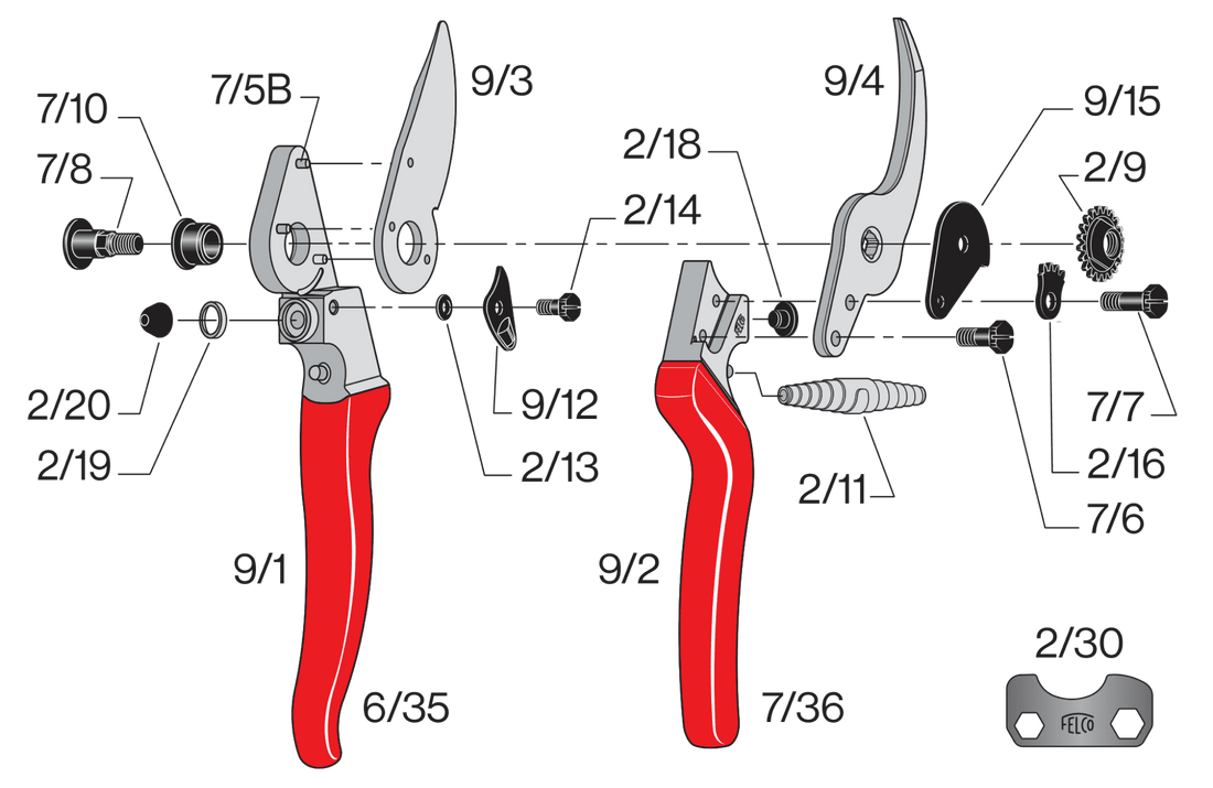 Spare parts for Felco 9 – FELCO North America