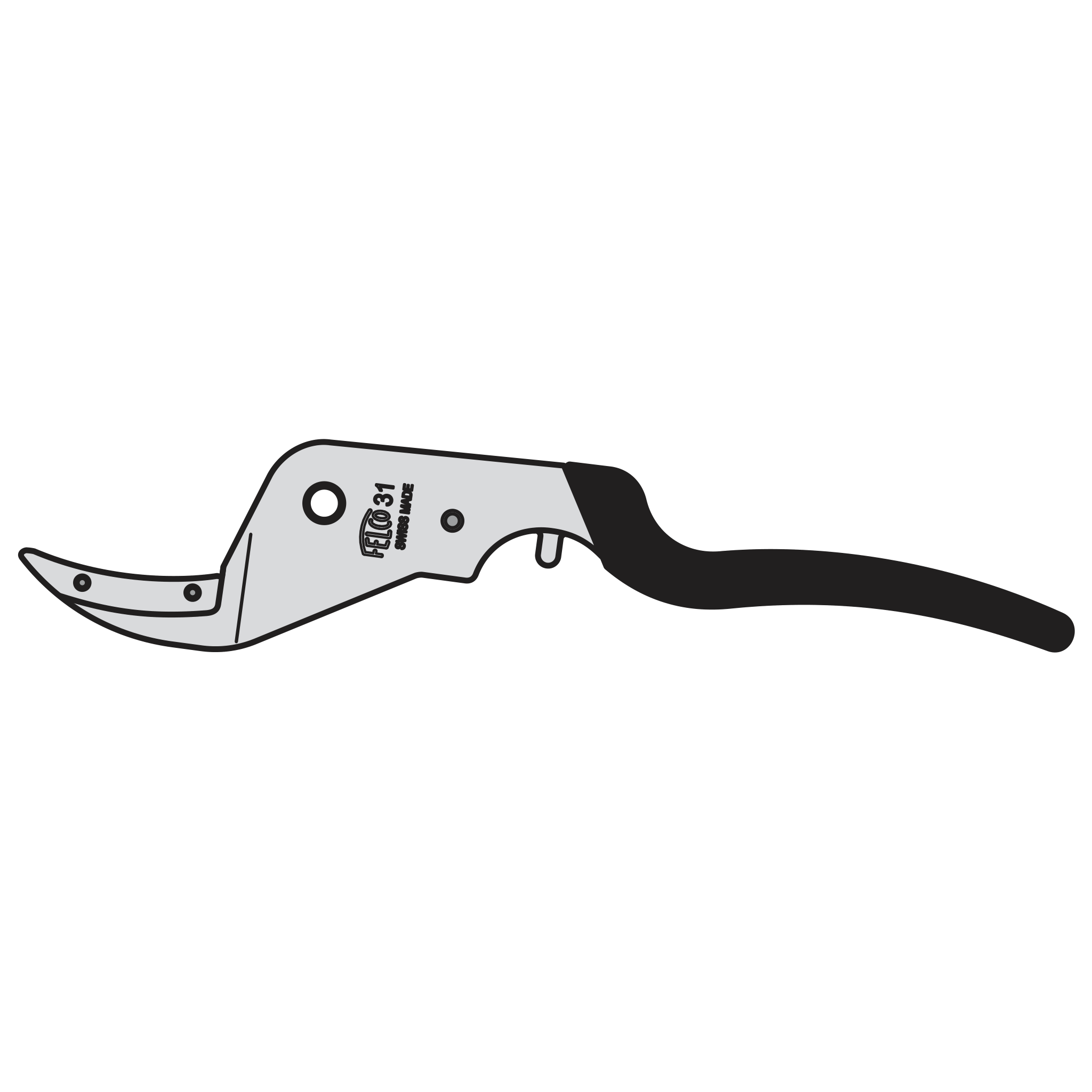 Spare parts category 31/2 Complete handle assembly without anvil ...