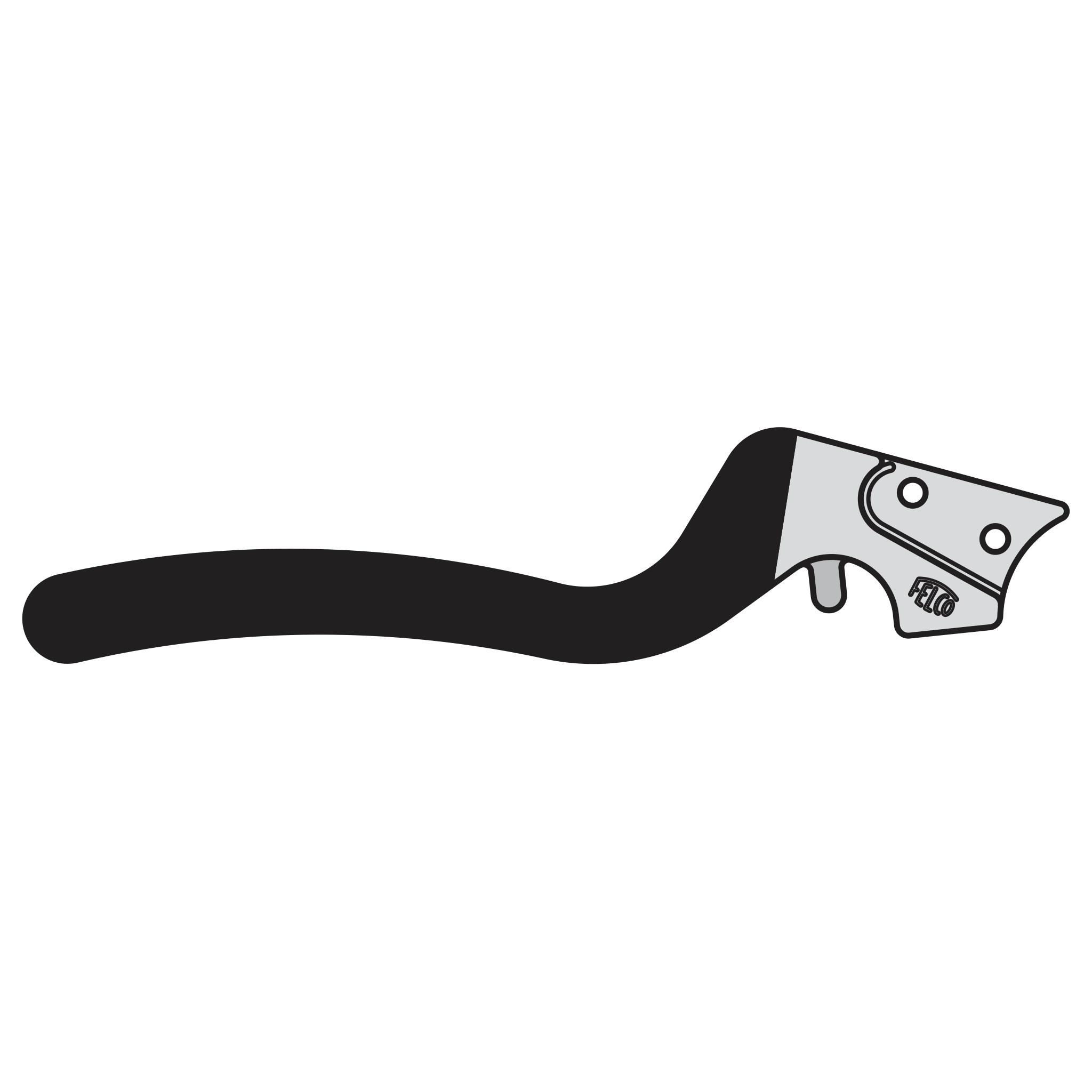 Spare parts category 9/2 Complete handle assembly without counter blade ...
