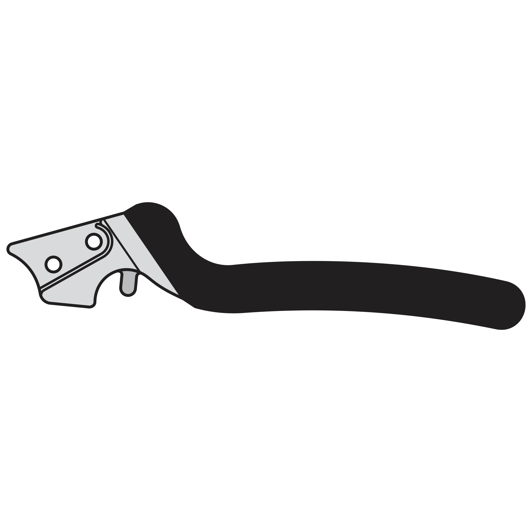 Spare parts category 6/2 Complete handle assembly without counter blade ...